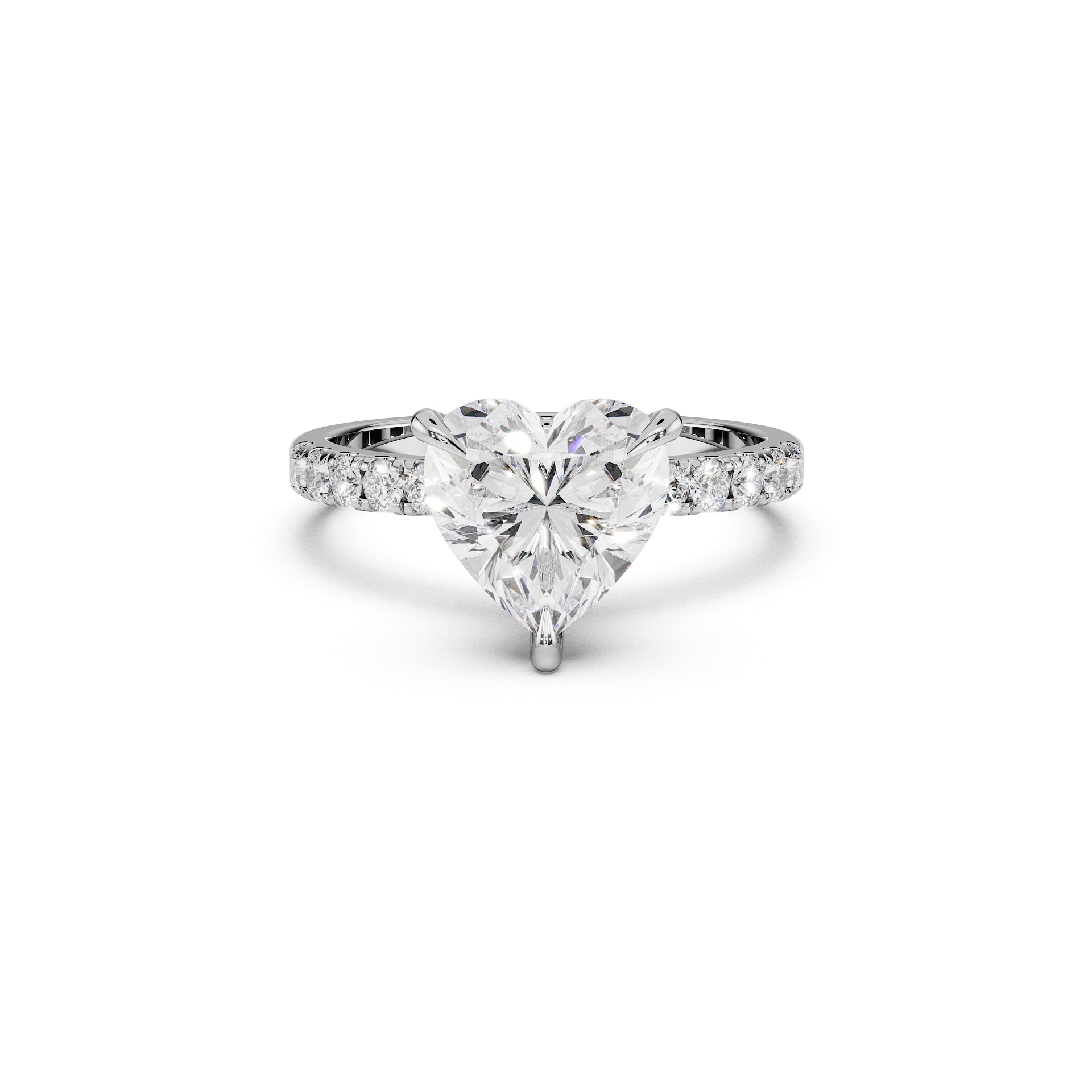 Heart Cut Engagement Ring - Classic Collection – Vedder Diamonds