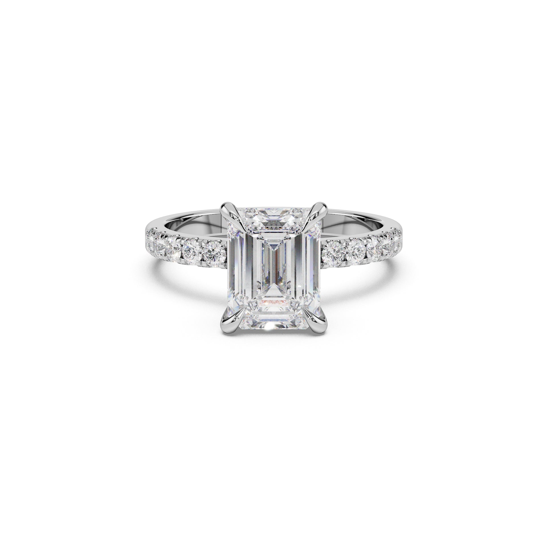 Emerald Cut Engagement Ring - Classic Collection – Vedder Diamonds